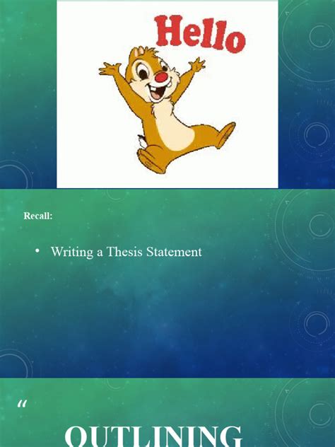 Image result for Outlining Lesson