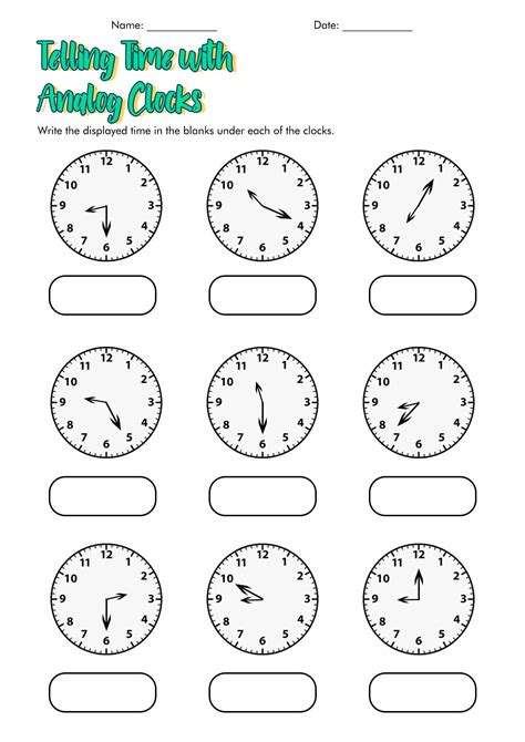 Image result for Time Worksheets