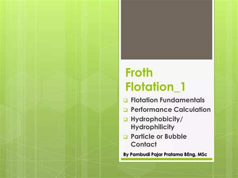 Image result for Froth Flotation Explained