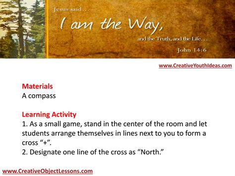 Image result for Following Jesus Object Lesson