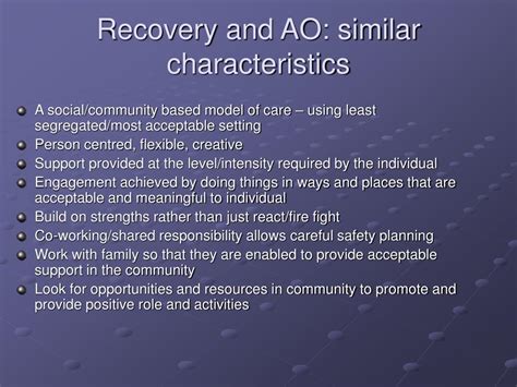 Image result for Recovery-Oriented Practice Approach