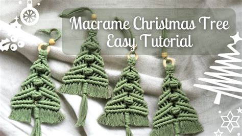 Image result for Macrame Christmas Tree Tutorial