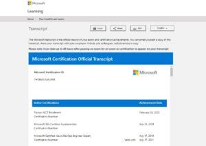 Image result for Microsoft Transcript