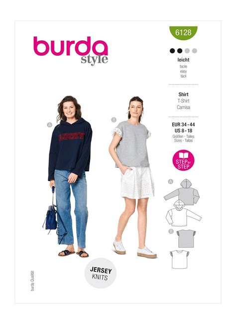 Image result for Burda Sweatshirt Patterns