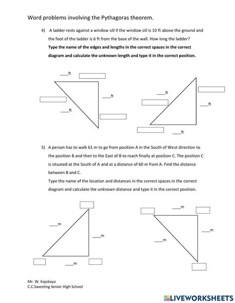 Image result for Advanced Pythagorean Theorem Problems