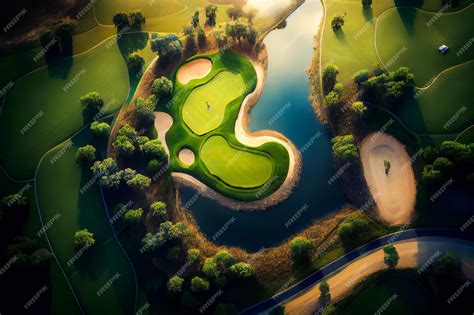 Image result for Top View of Golf Course