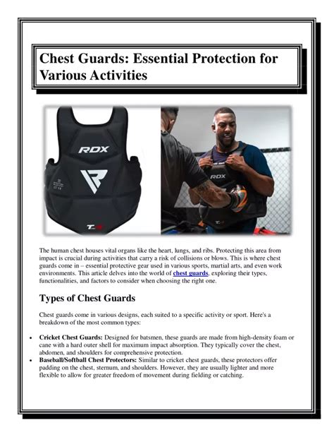 Image result for Chest Protection