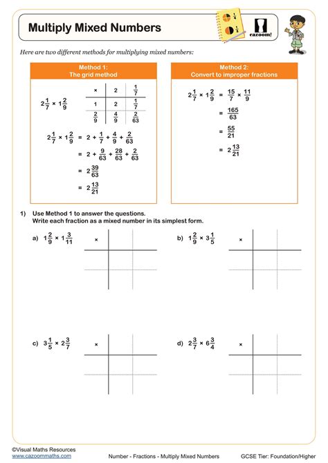 Image result for Multiply Mixed Numbers by an Integer Worksheet