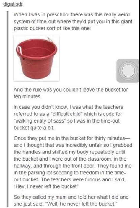 Image result for Time Out Bucket Meme