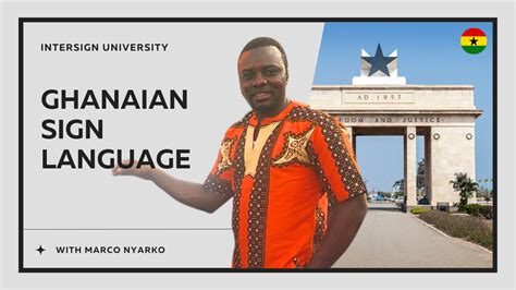 Image result for Ghanaian Sign Language Lesson 19