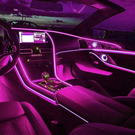 Car Interior Atmosphere Lighting Decoration LED Strip – Car Door Sills