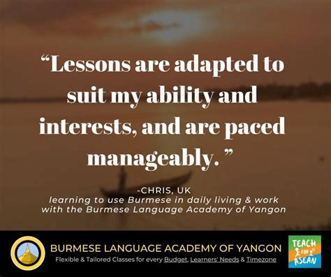 Image result for Burmese Language Course