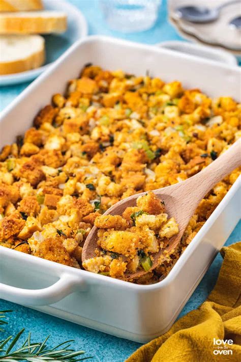 Image result for Cornbread Stuffing Cooked