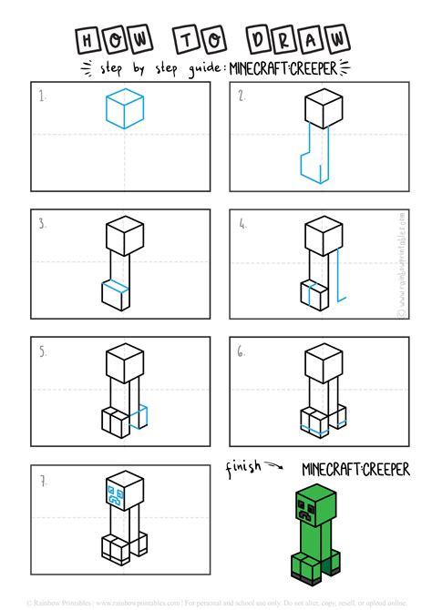 Image result for Drawing Minecraft Tutorial