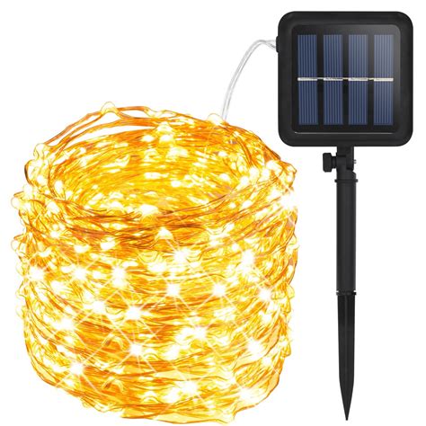 Image result for Amazon LED Outdoor Solar String Lights