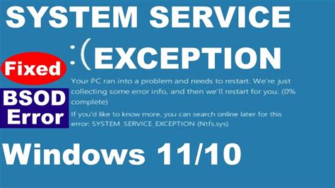 Image result for Blue Screen Error System Service Exception