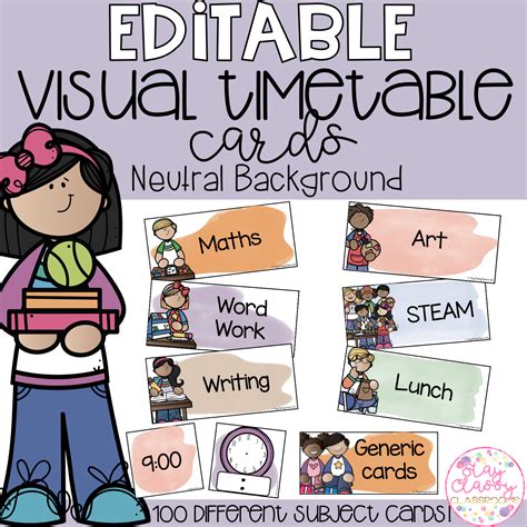 Image result for Neutral Visual Timetable