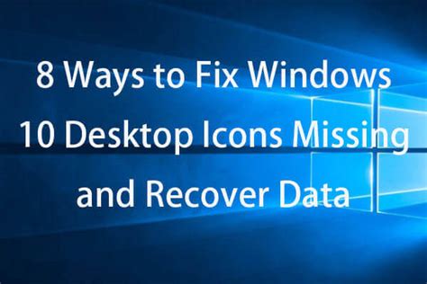 Image result for Fix Missing Desktop Icons Problem