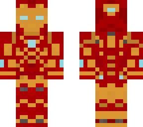 Image result for Iron Man Minecraft Java Skin