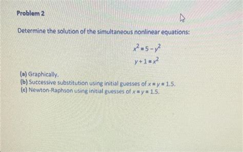 Image result for Nonlinear Simultaneous Equations