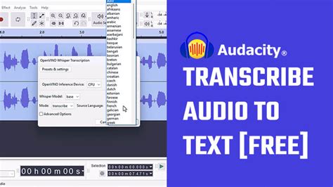 Image result for How to Convert Audio to Text Using Audacity