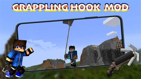 Image result for Minecaft Mod Grappling Hook Mod