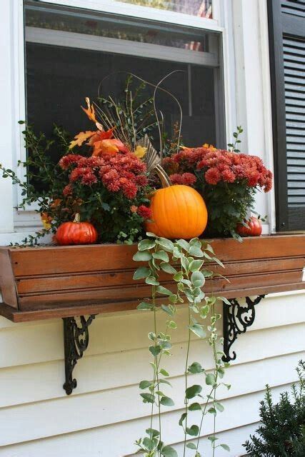 Image result for Fall Window Box Decorating