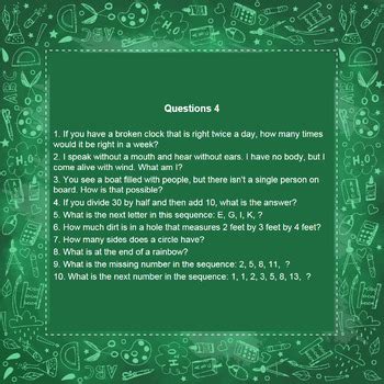 Difficult Riddles For Smart Kids: 97 Difficult Riddles And Brain ...