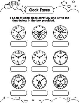 Image result for Clock Faces Learning Time