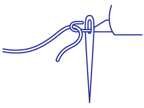 Image result for How to Thread Needle with 1 Strand