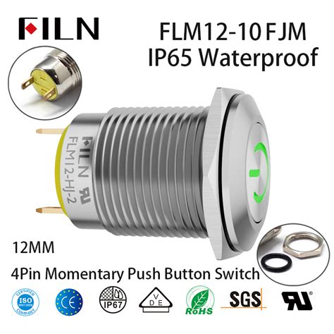 Image result for 4 Pin Push Button