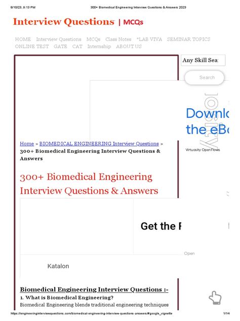 Image result for Biomedical Science Degree Interview Questions