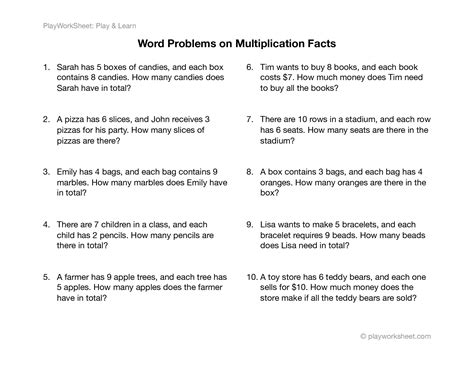 Image result for Basic Multiplication Problems