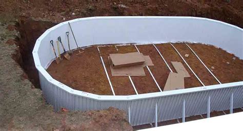 Image result for Oval Pool Install