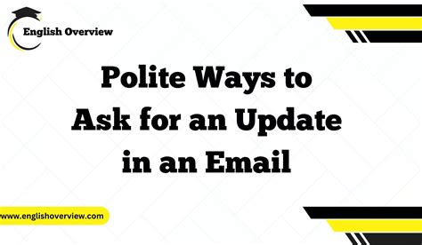 Image result for Update Request Email Example