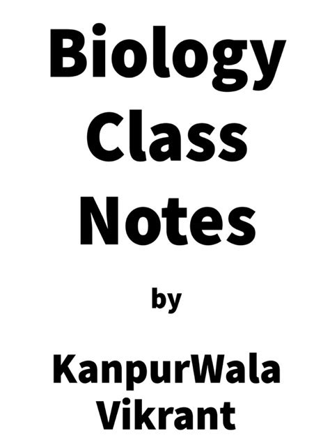 Image result for Biology Class Notes Question with Answer