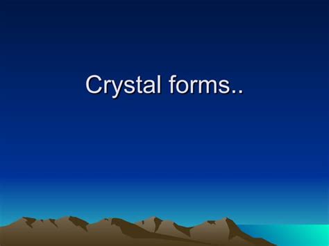 Image result for Different Types of Crystal Forms