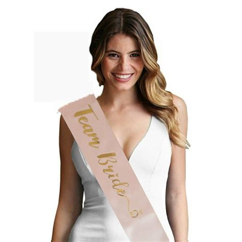 Image result for Team Bride Pink Sash Party