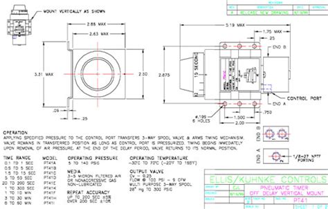 Ellis/Kuhnke Controls - Pneumatic Timers, Pneumatic Indicators ...