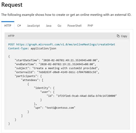 Image result for Online Meeting Graph API