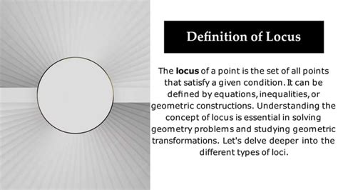 Image result for Locus Examples