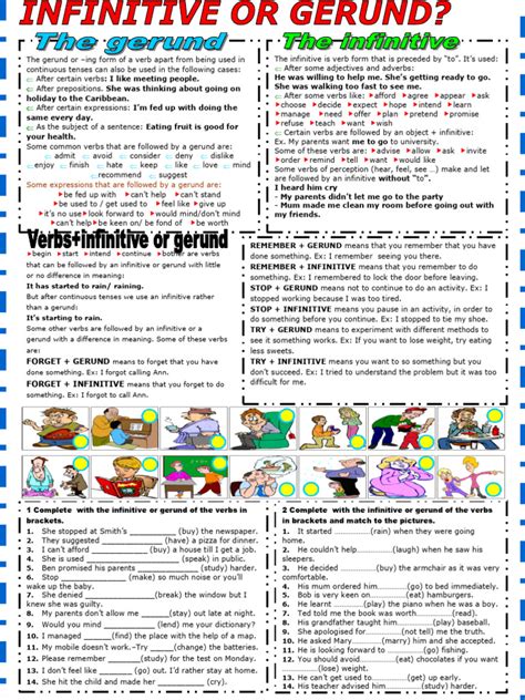 Image result for To-Infinitive Exercise