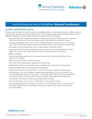 Image result for Modality Chart Kids