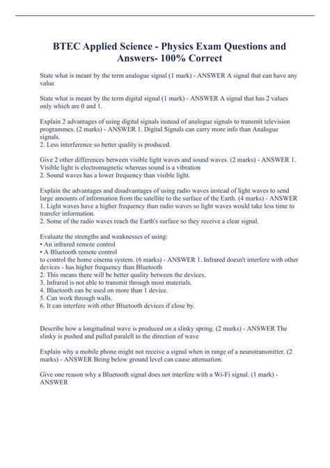 Image result for BTEC Applied Science Help Physics