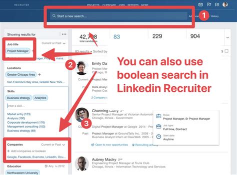 Image result for Using Boolean Search On LinkedIn