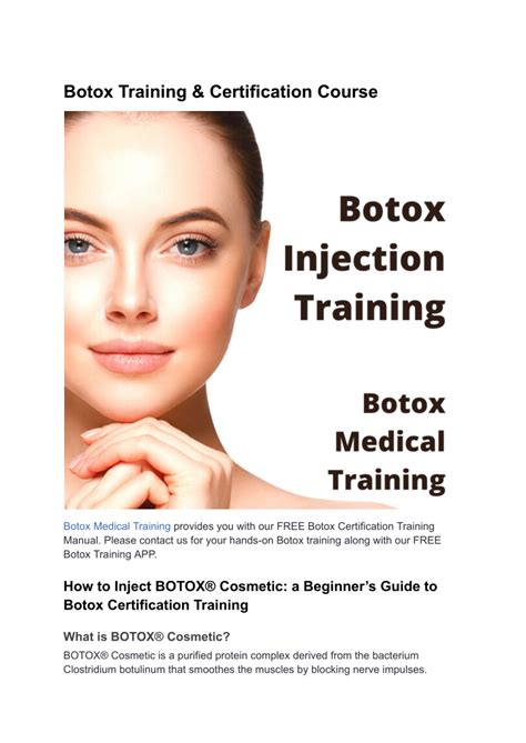 Image result for CME Botox Training