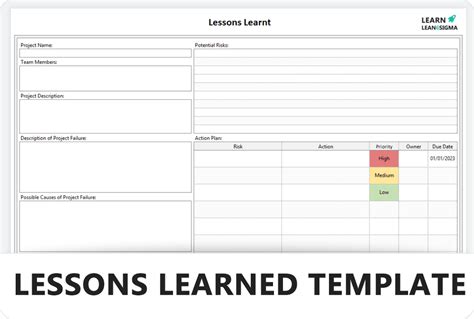 Image result for Free Lessons Learned Template Excel