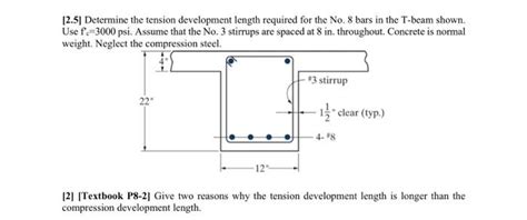Image result for Tension vs Compression Development Length