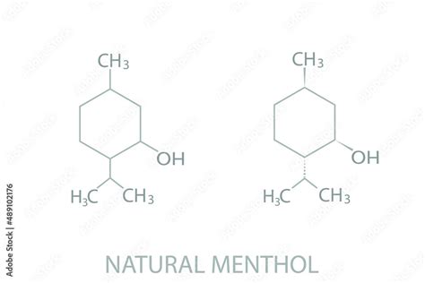 Image result for Menthol Skeletal Structure